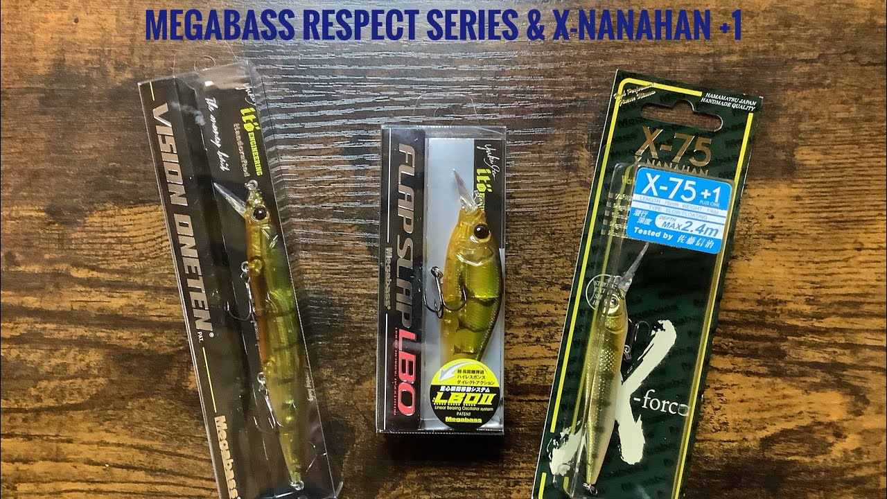 Megabass Respect Series & X-Nanahan +1 - YouTube