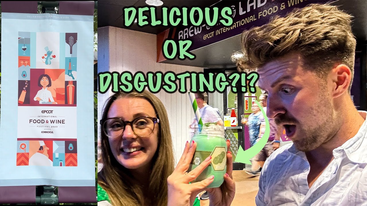 EPCOT Food & Wine Festival 2023: PICKLE MILKSHAKE!? All Food Stalls ...