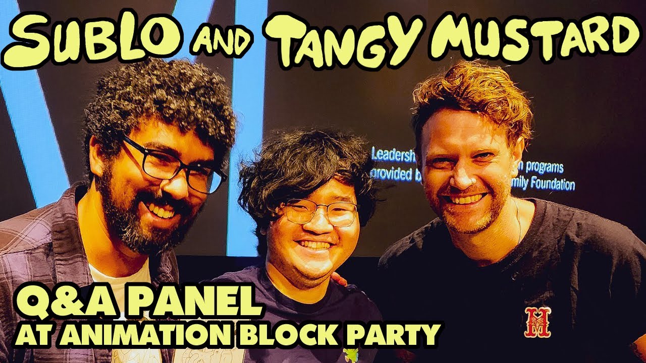 Sublo and Tangy Mustard Q&A at Animation Block Party - YouTube