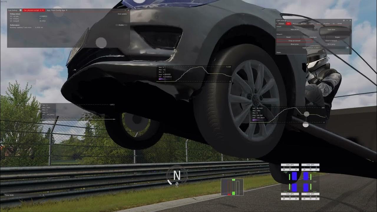 Torque Vectoring Lua script test - YouTube