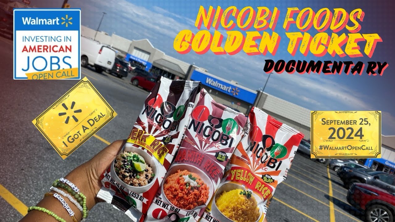 Nicobi Foods Walmart Golden Ticket Journey, Pitched For Shark Tanks ...