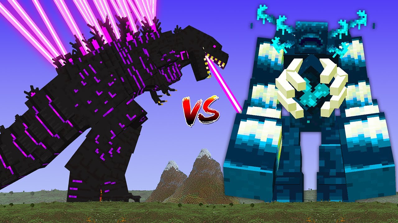 SHIN GODZILLA vs WARDEN MUTANT in Minecraft - YouTube