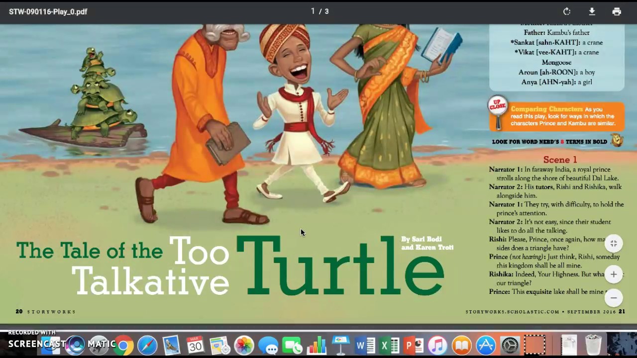 Tale of the Too Talkative Turtles Scene 1 - YouTube
