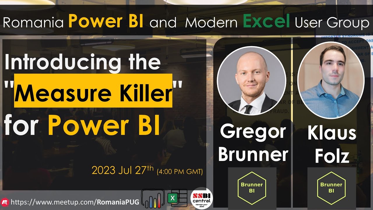 Introducing the "Measure Killer" for Power BI | Gregor Brunner, Klaus ...