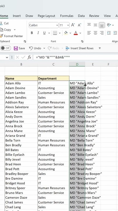Create thousands of employee folders in seconds with this Excel trick. 🤯 #excel #tutorial - YouTube