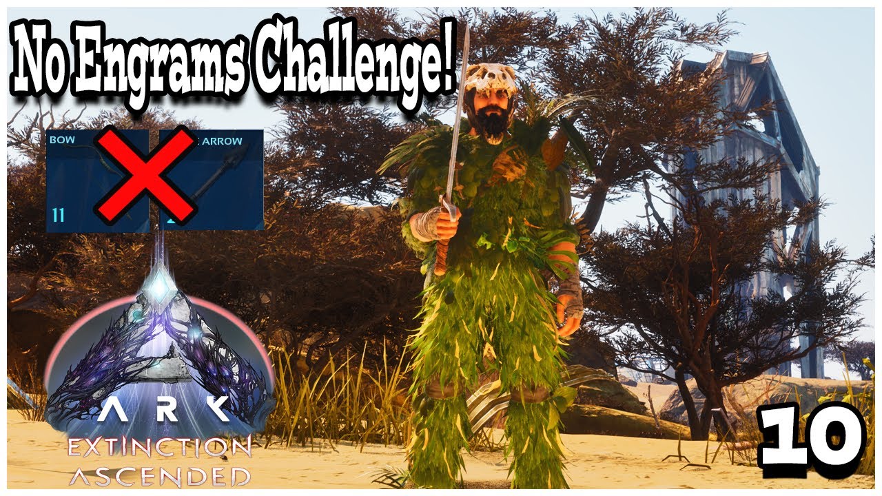🛑NO ENGRAMS Challenge!🛑 Ark: Survival Ascended Extinction! Blue Drops ...