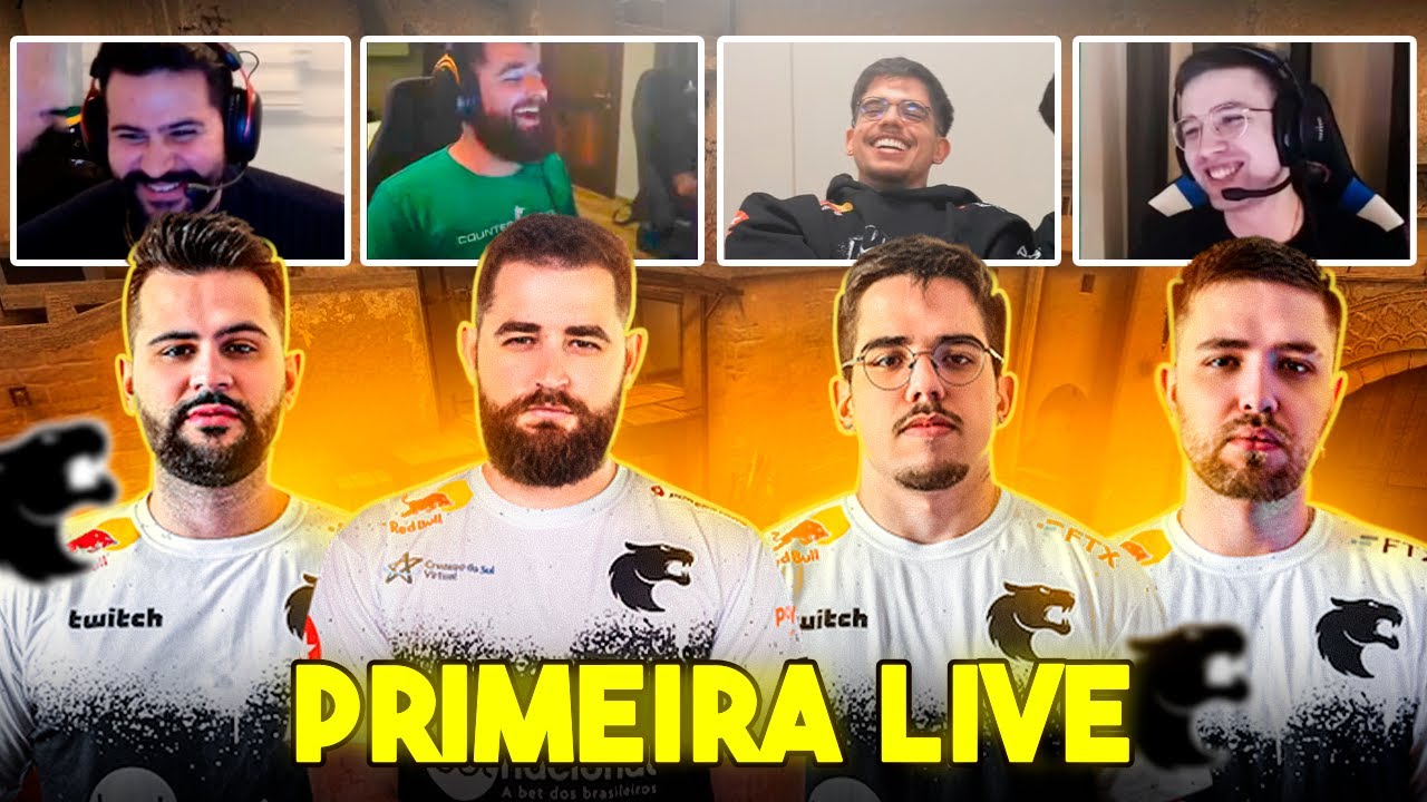FALLEN ABRIU LIVE JOGANDO COM ART, YUURIH E GUERRI NA FURIA! CSGO - YouTube