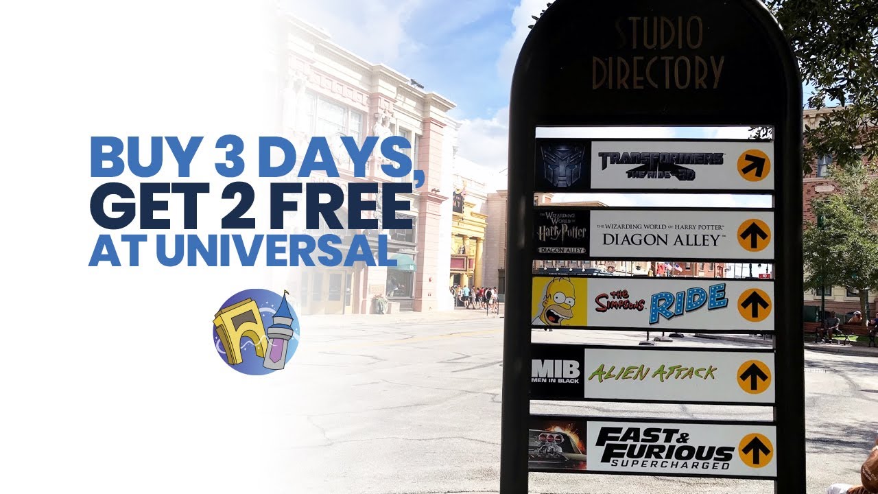 Universal Orlando Resort's "Buy 3 Days, Get 2 Days Free" Deal | Summer ...