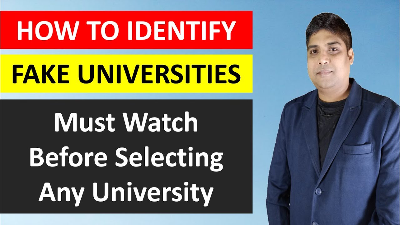 How to Identify Fake University | How to Check Fake University | Fake ...