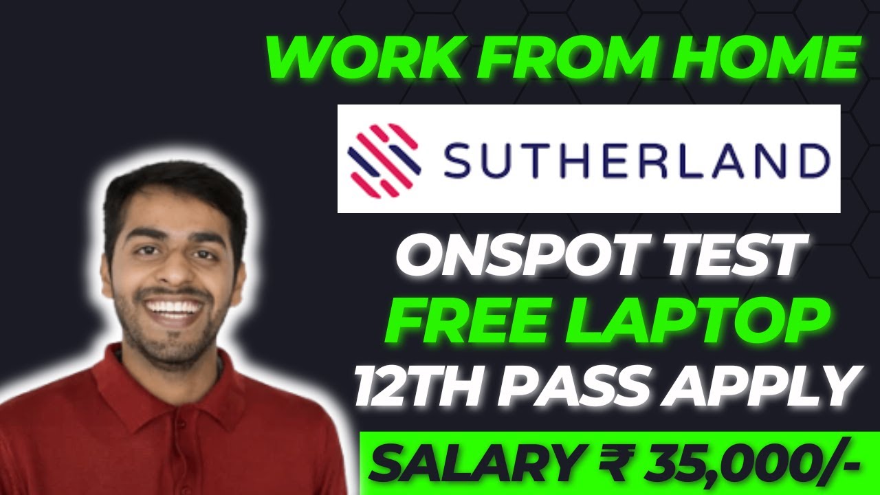 Permanent Work From Home Job 2024 | FREE Laptop | Online Jobs | Remote ...