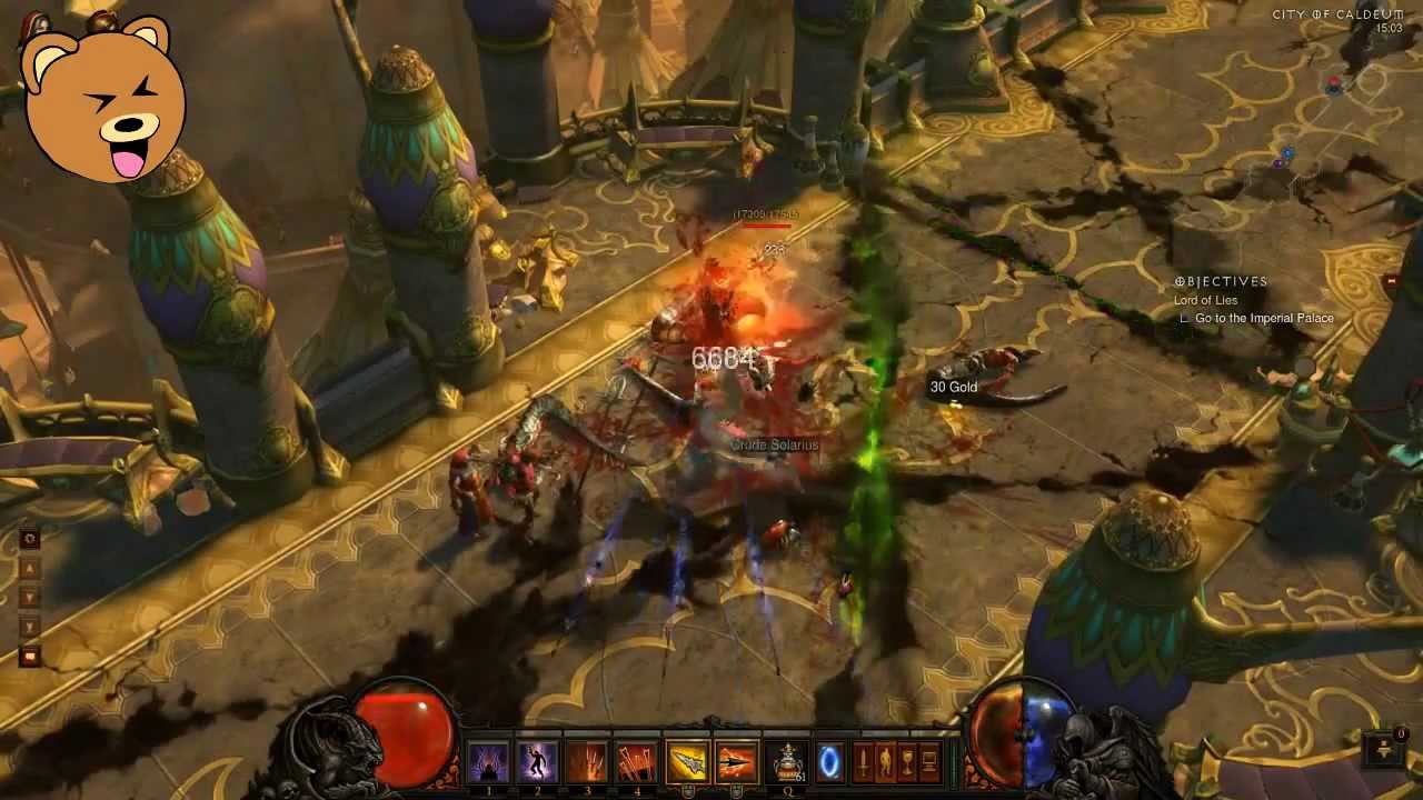 Diablo 3 - Demon Hunter lvl 60 Gameplay - YouTube