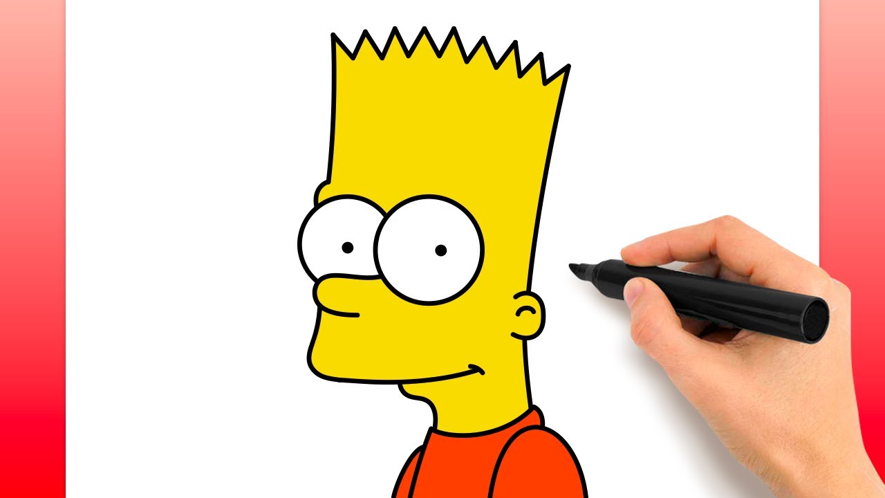 Como Desenhar Bart Simpson (Tutorial De Desenho Fácil) - YouTube