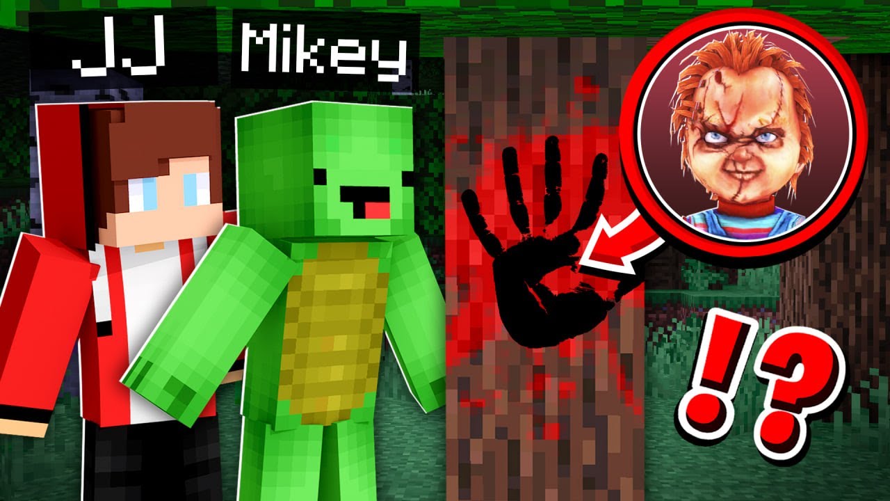 How JJ and Mikey Found The BIGGESTSCARY CHUCKY DOLL FOOTPRINTS in ...