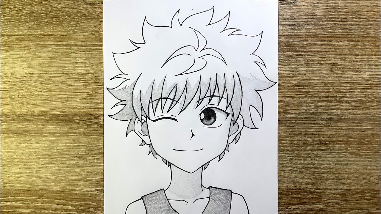Comment dessiner Kirua | Dessin Kirua Zoldik étape par étape | Dessin ...