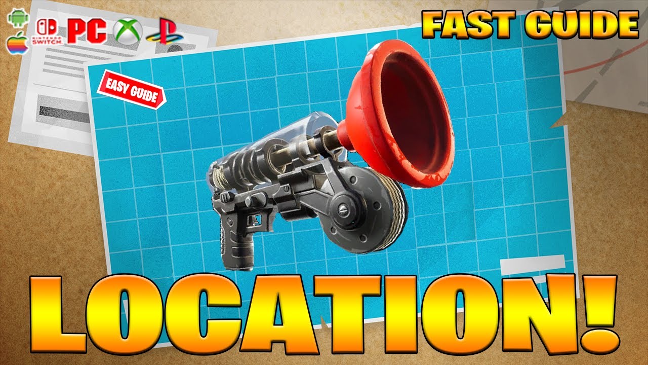 Where To Find Grappler in Fortnite! (How To Get Grappler Locations ...