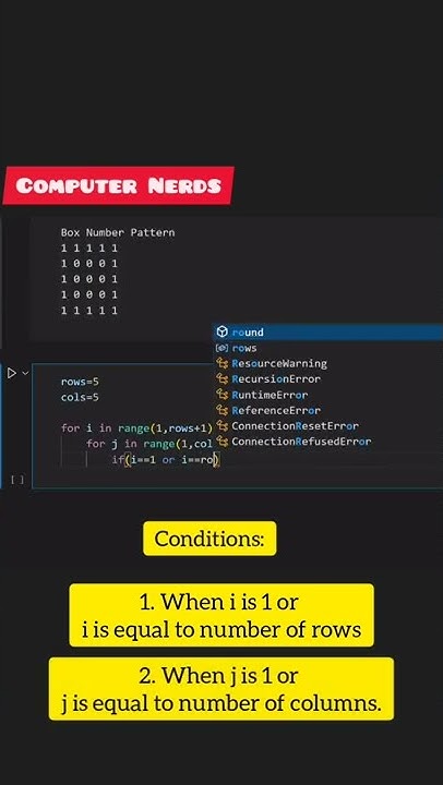 Box Number Pattern In Python Shorts Python Youtube 5082