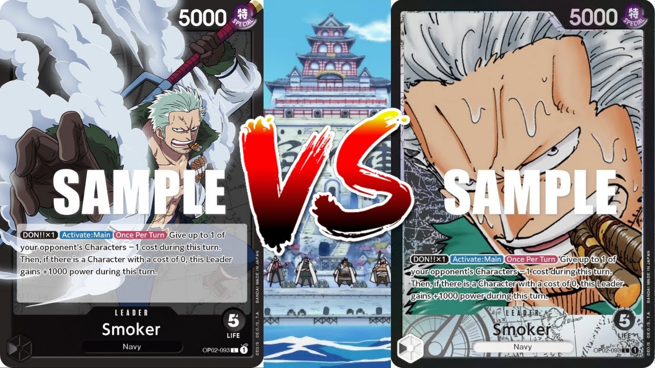 Smoker vs Smoker OP02 | One Piece TCG Gameplay - YouTube
