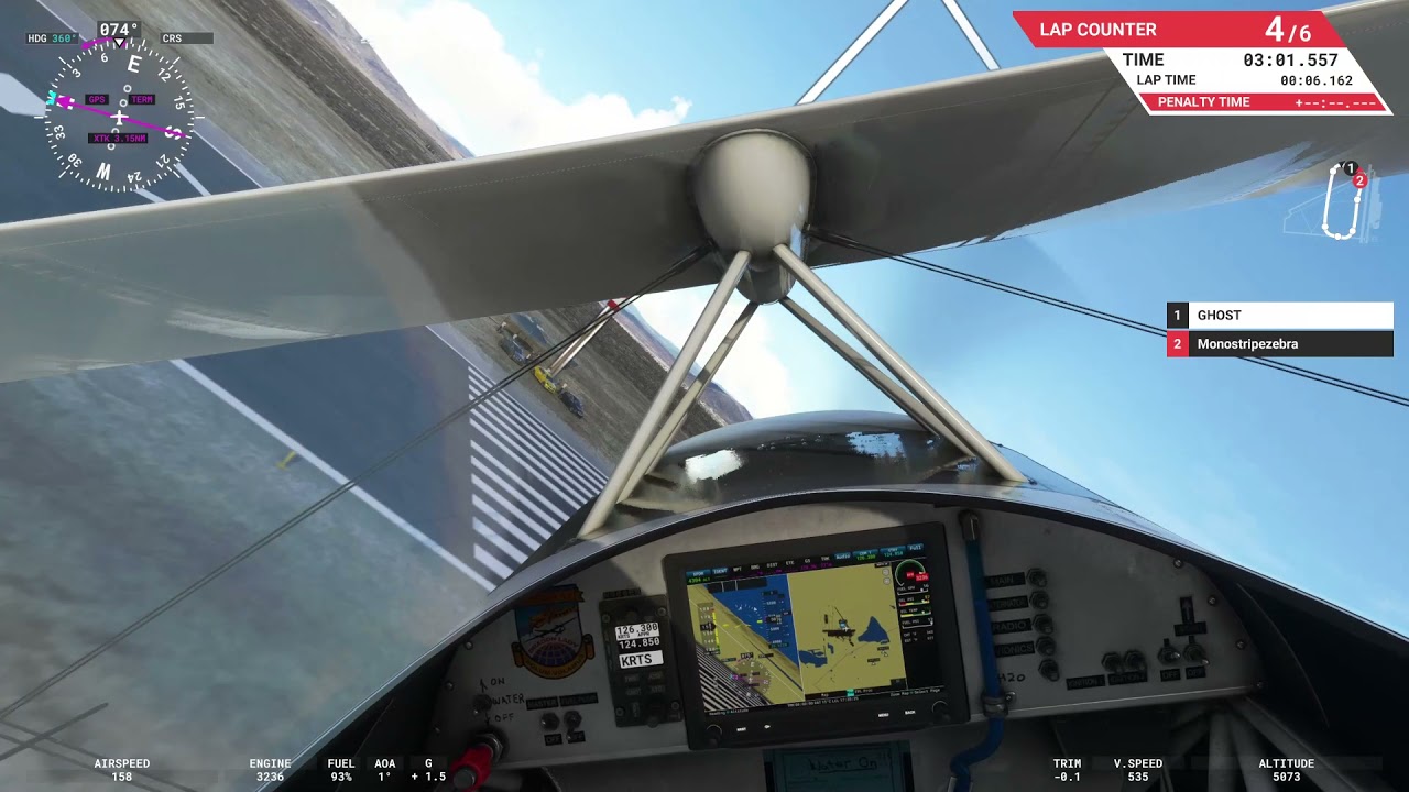 Drop-In Exploit: 1st Place Biplane Timetrial [MSFS Reno Races] - YouTube