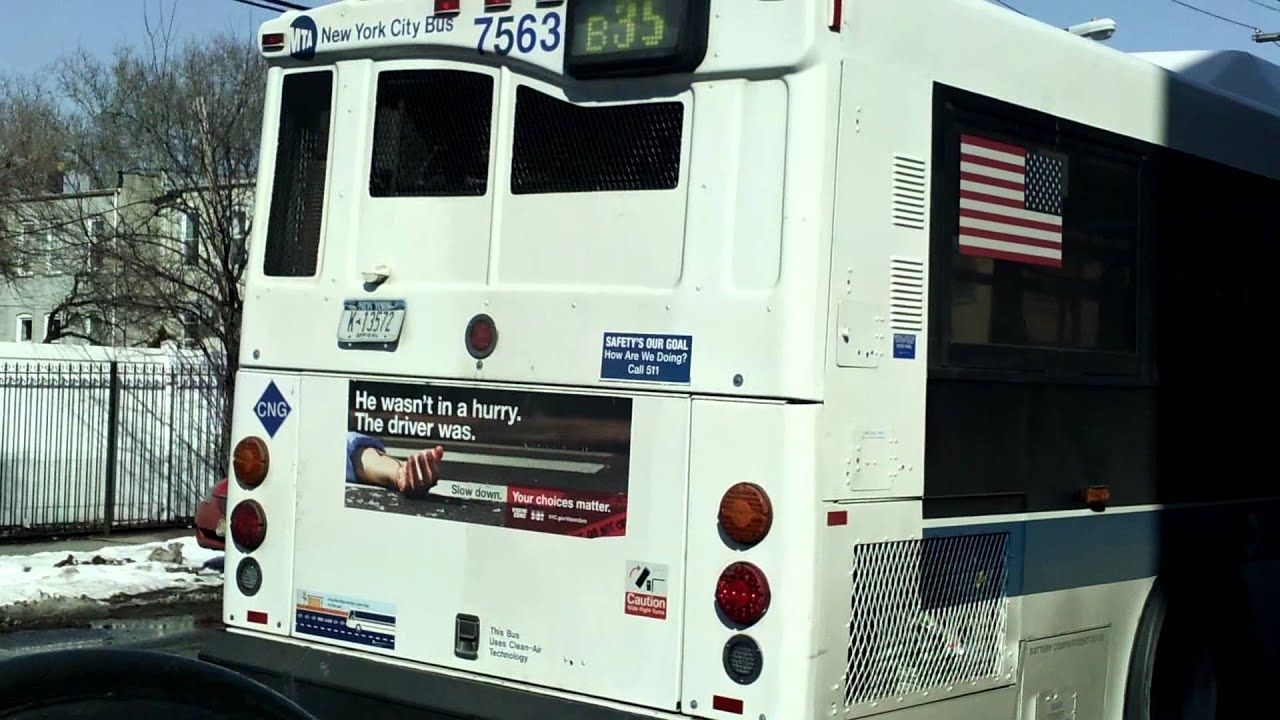 Orion VII OG CNG 7563 B35 LIMITED Bus@Hegeman/Rockaway Avenues: Part 1 ...