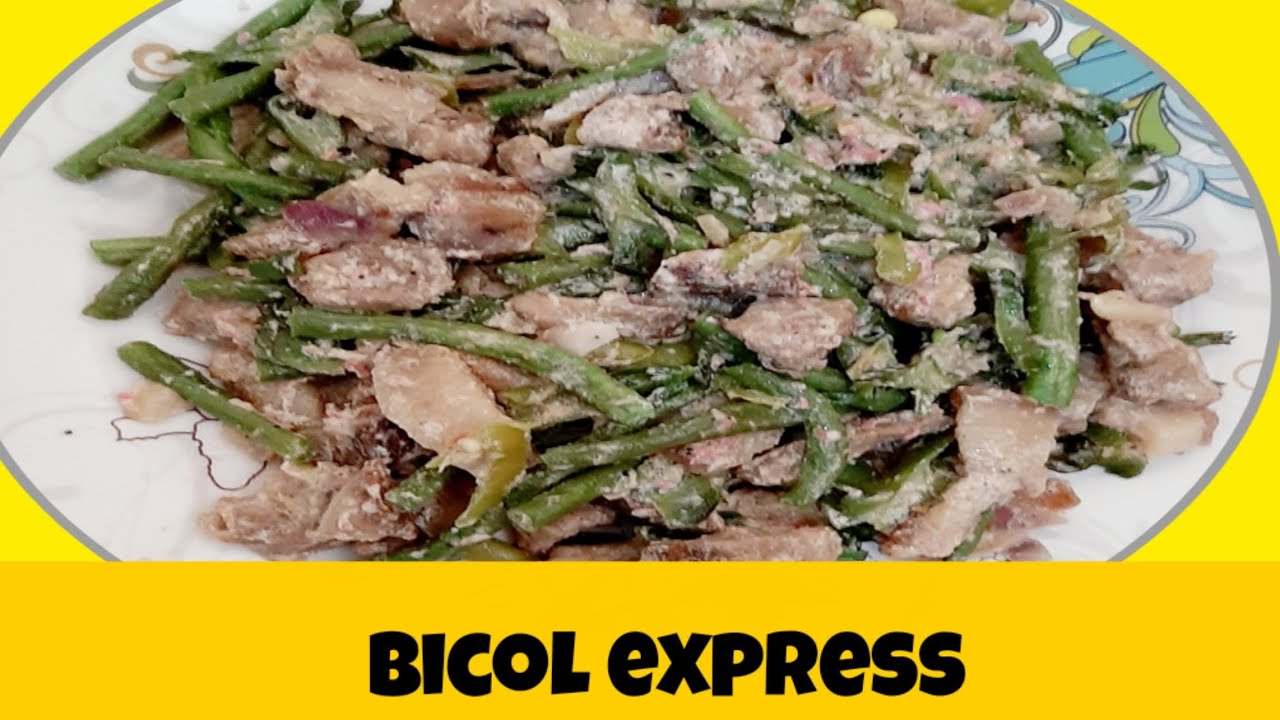 BICOL EXPRESS | DRY STYLE WITH SITAW AND KALAMISMIS | jeanilyn Fab ...