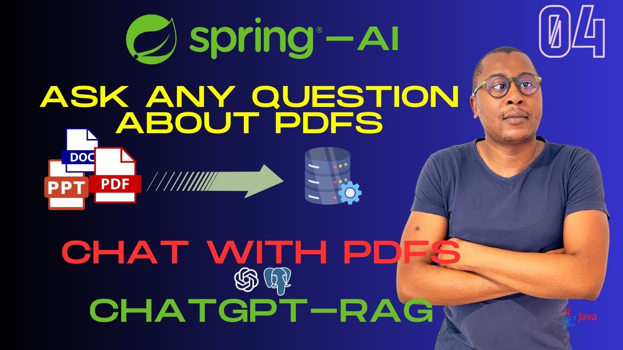 4. Answer ANY Question About PDFs! ChatGPT-Powered Chatbot Tutorial Chat With your PDFs Spring ...