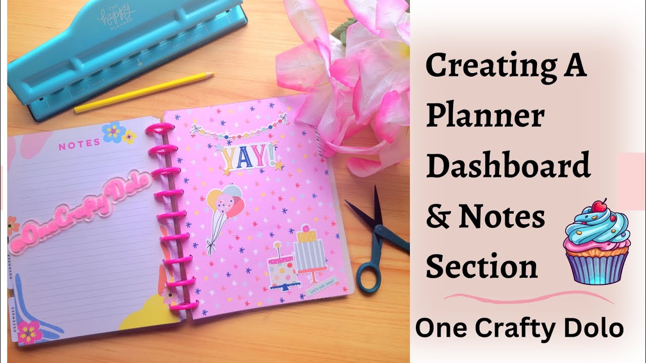 Creating A Planner Dashboard & Notes Section - YouTube
