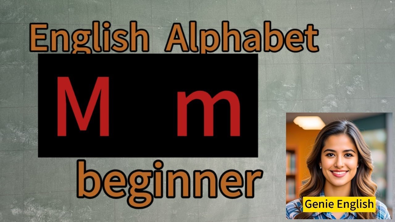 Let's learn how to read and write uppercase 'M' and lowercase 'm' with ...