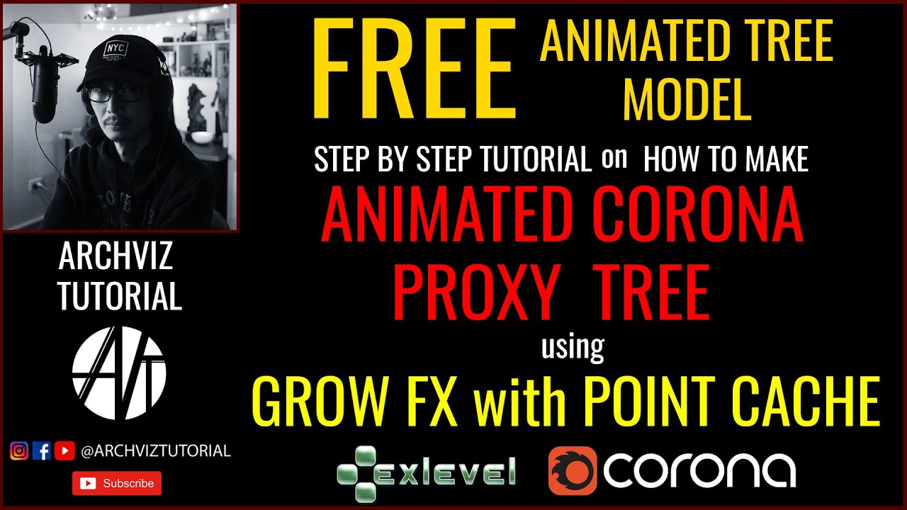 Animated Tree slow wind with pointcache 2015 version - YouTube