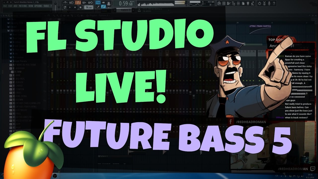 FL Studio Live Stream 26: Future Bass "Madden Alive" Remix Pt 5 ...