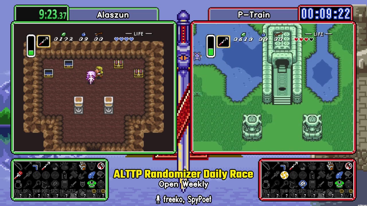 Open Weekly 090218. ALTTP Randomizer Daily Race - YouTube