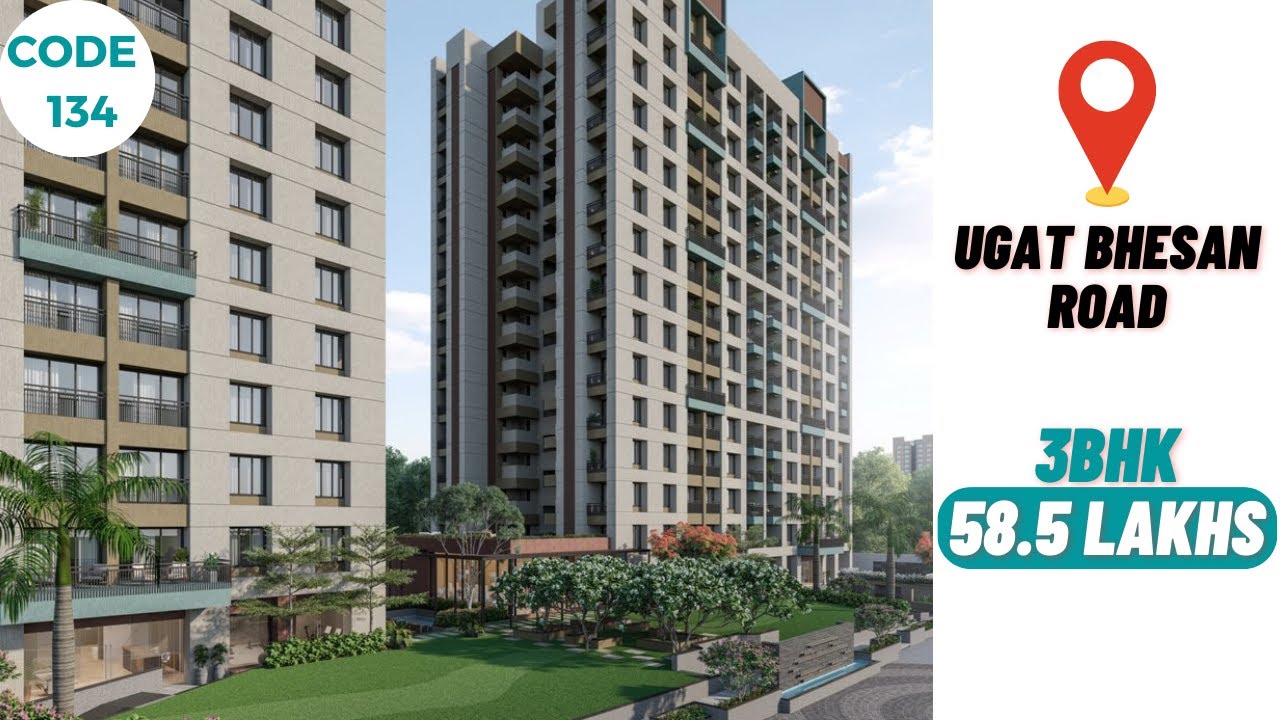 3bhk ready to move flat for sale at Ugat Bhesan road,Jahangirabad Surat ...