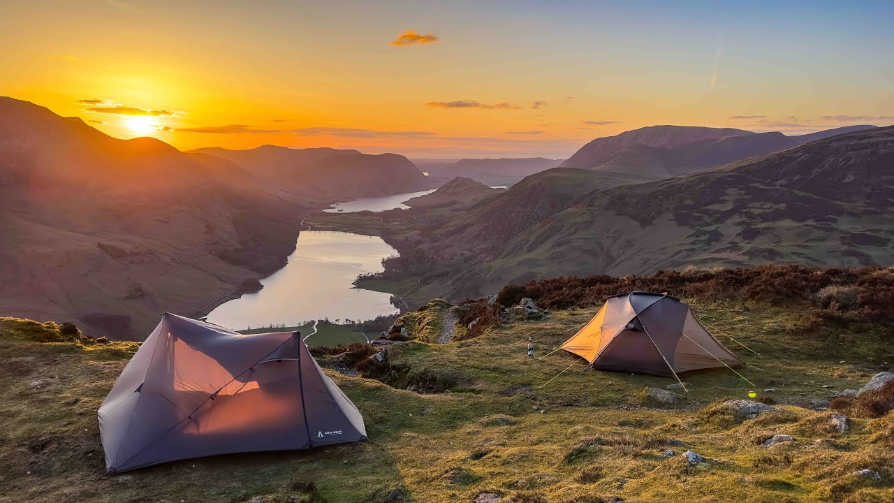 THE BEST WILD CAMPING VIEW IN THE LAKE DISTRICT - YouTube
