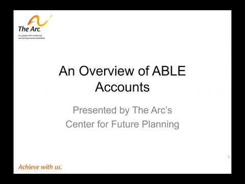 An Overview of ABLE Accounts - YouTube