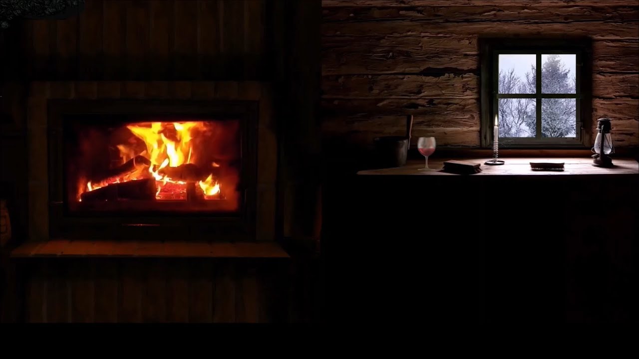 Cozy Winter Fire - Ambient Fire sounds, Relaxing, Meditation, Romantic ...