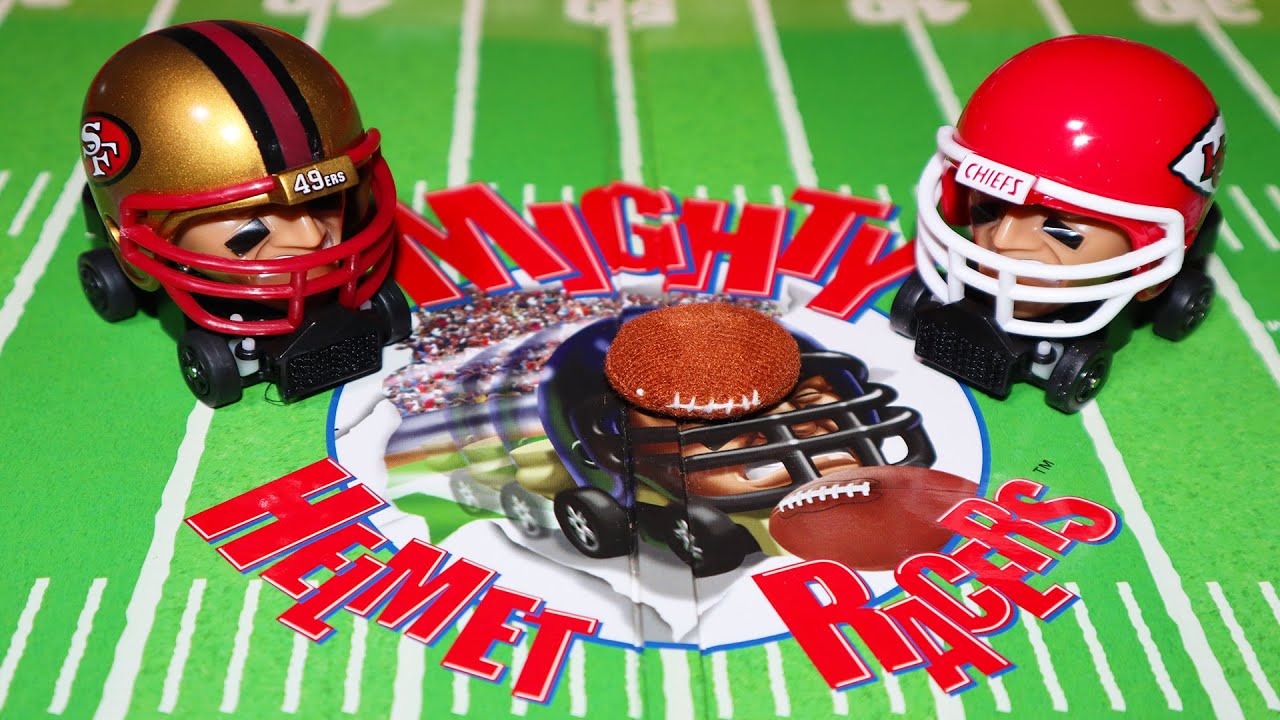 Mighty Helmet Racers (2004) Vintage R/C NFL Board Game - YouTube
