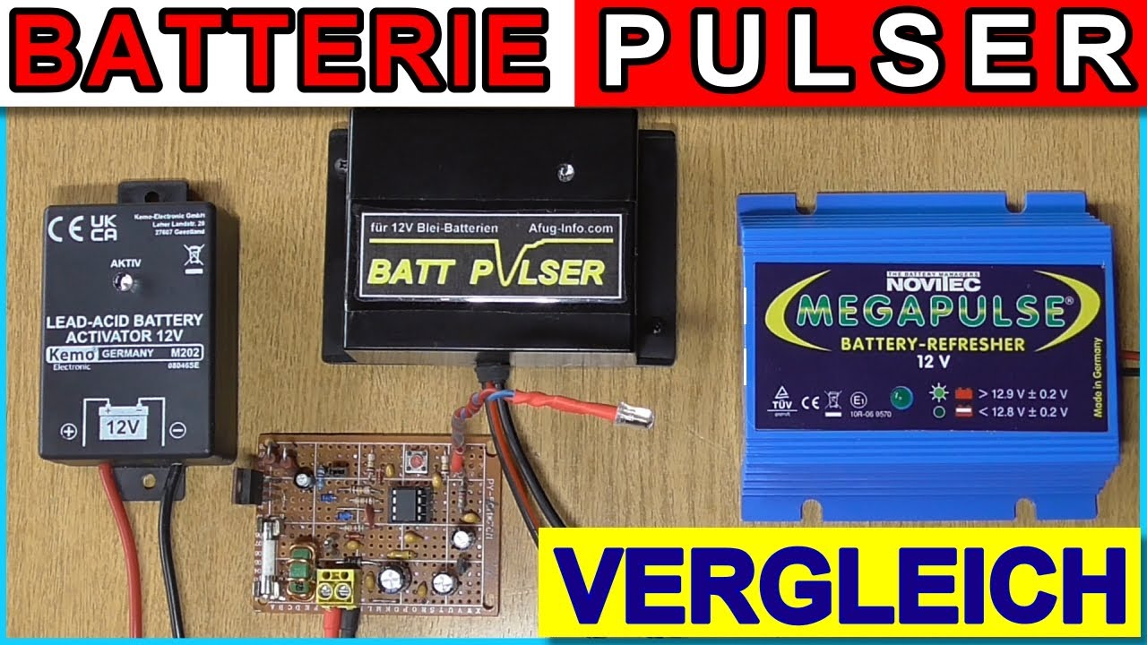 Batteriepulser MEGAPULSE vs. KEMO vs. Eigenbau im Vergleich, Wie ...