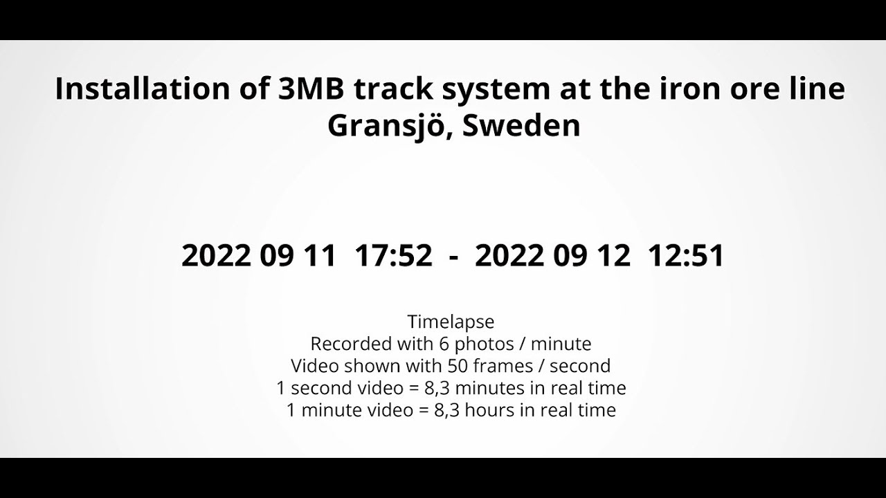 3MB installation timelapse part 2 - YouTube