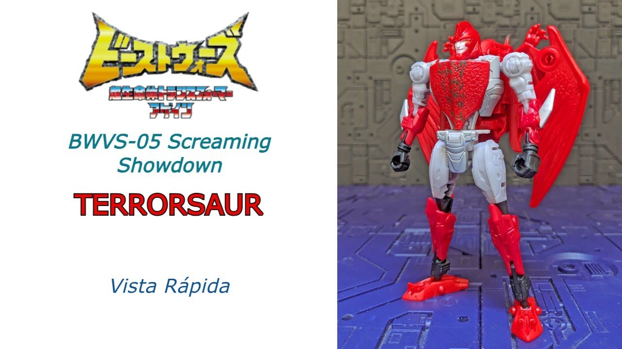 Vista Rápida Transformers Beast Wars Again BWVS-05 Screaming Showdown ...