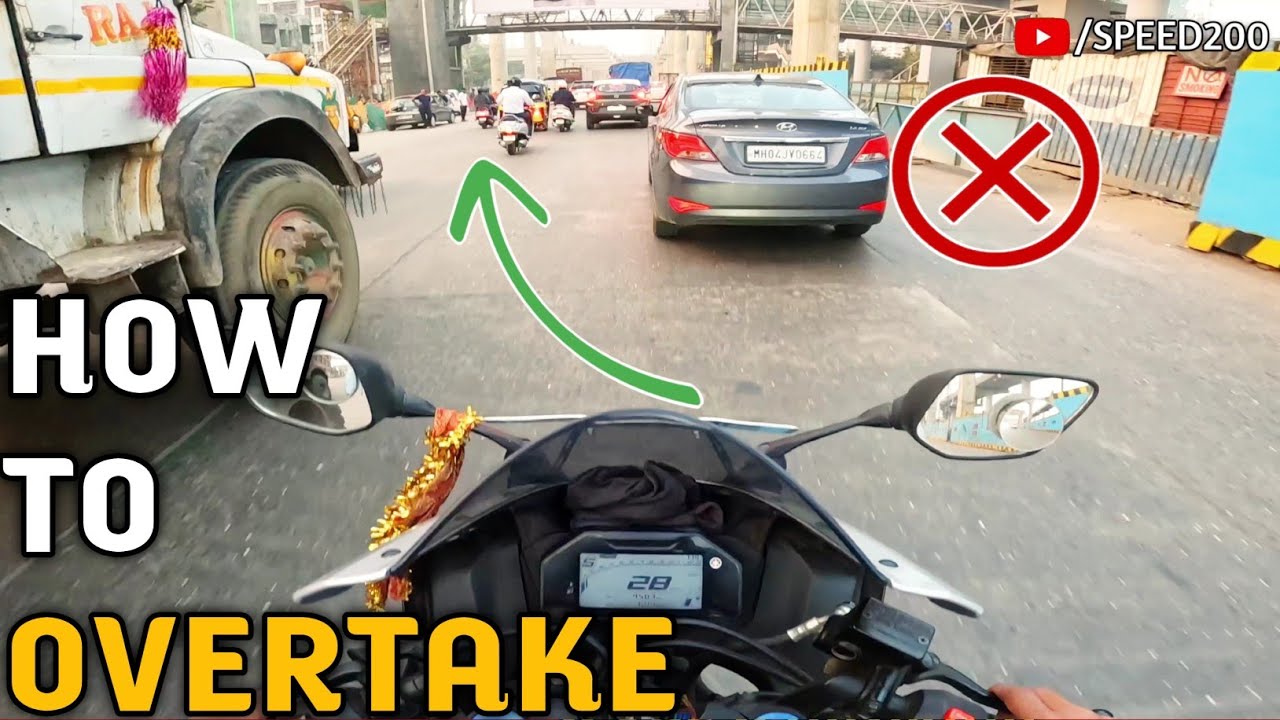 ⛔️ How to Overtake Vehicles on Highway and Normal Roads 🔴 Overtake on ...