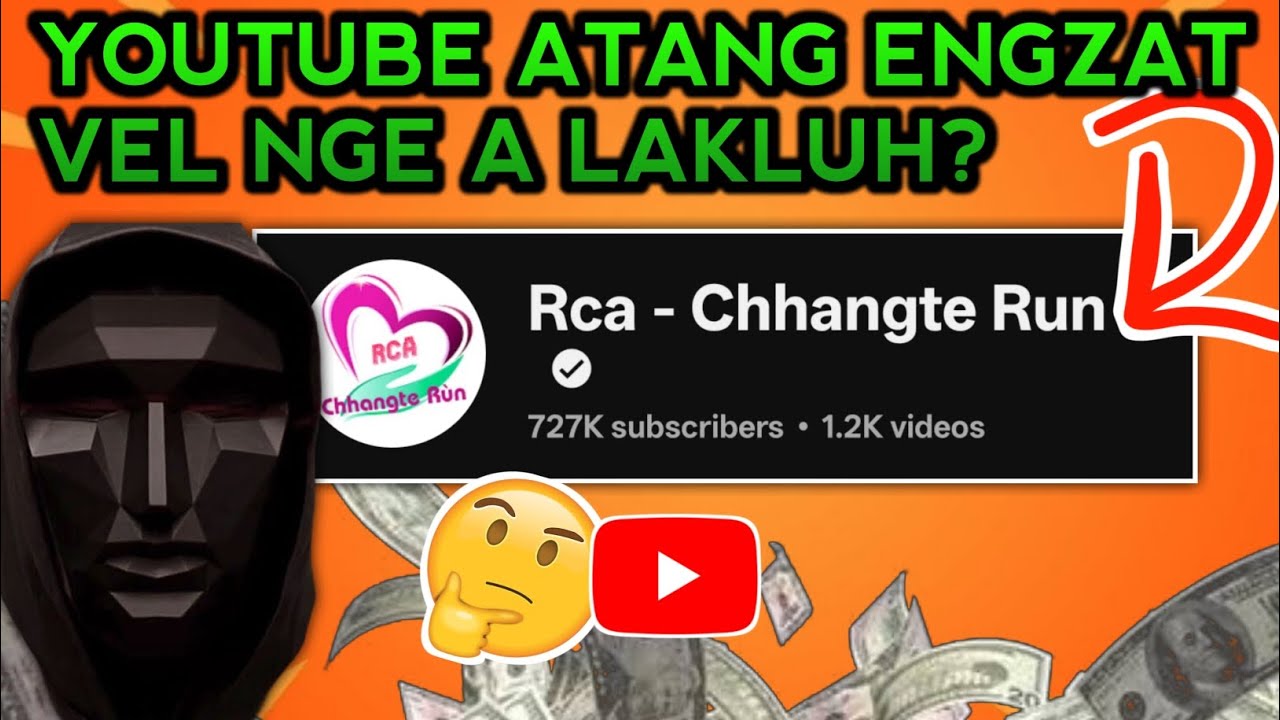 Rca - Chhangte Run hian YouTube atang engzah vel nge a lakluh? | Mizo YouTubers Income - YouTube