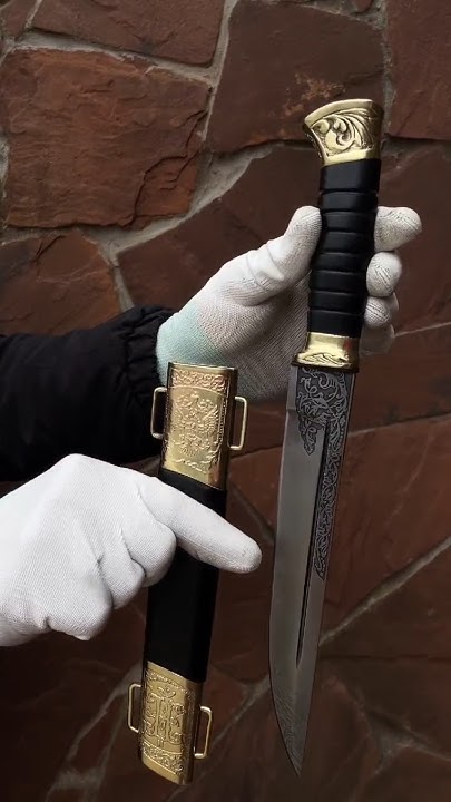 Казачий Пластунский Нож Дамасск 2 #казачьякузня #sword #казаки #самурай ...