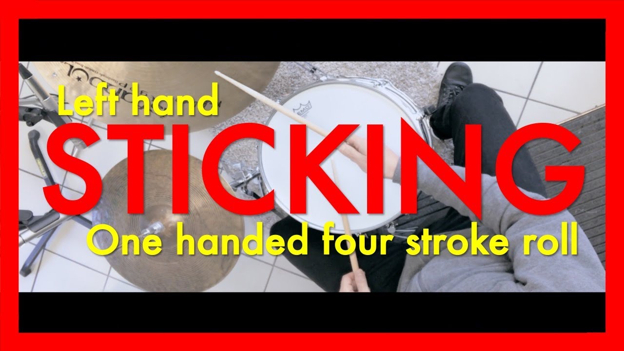 ONE HANDED FOUR STROKE ROLL 👀 - YouTube