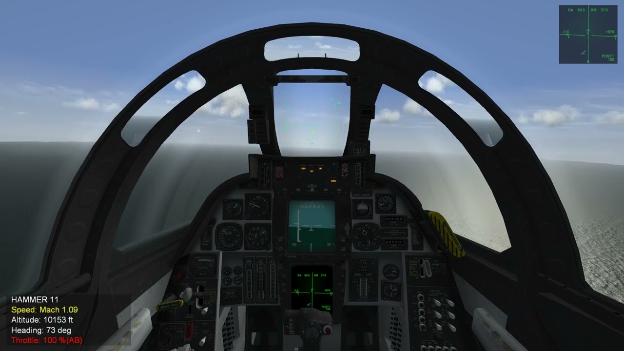 Strike Fighters 2 - F14 - Fighter Sweep - YouTube