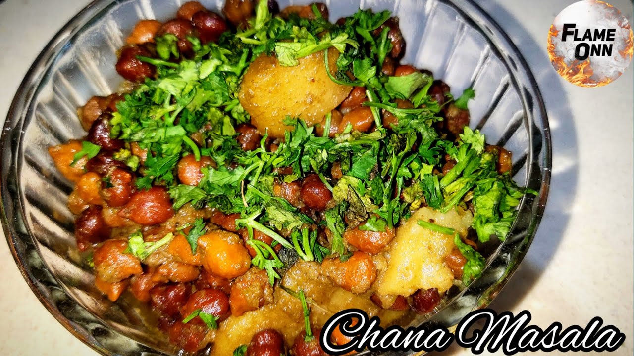 SPICY CHANA MASALA RECIPE - Tasty Black Chana Recipe | - YouTube