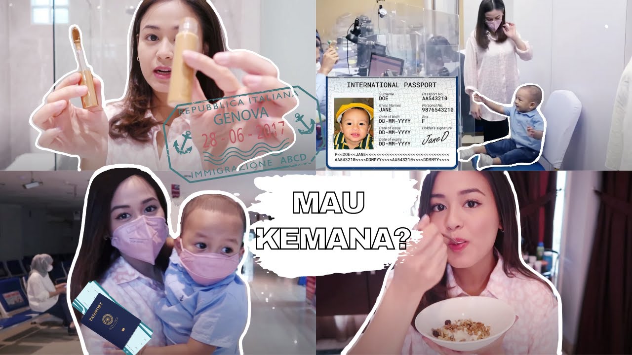 BAYI BUAT PASSPORT? MAU KEMANA? | Makeup for Passport Photo & Breakfast ...