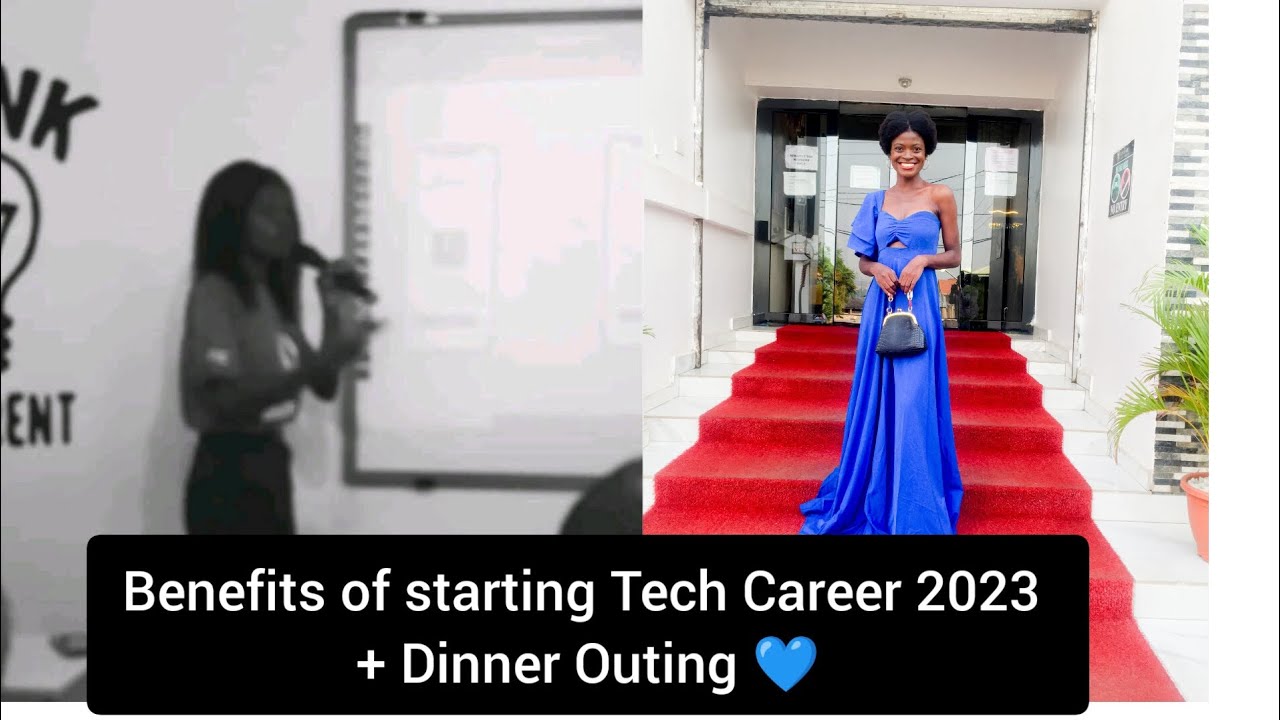 I wish I knew about Tech Early 💻 Benefits of starting your tech career + Dinner outing 💙 - YouTube