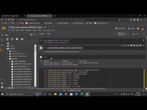 face Mask Detector project in python (ML project) - YouTube