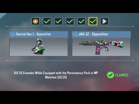 Call of Duty Mobile Kill 15 Enemies while Equipped with Persistence ...