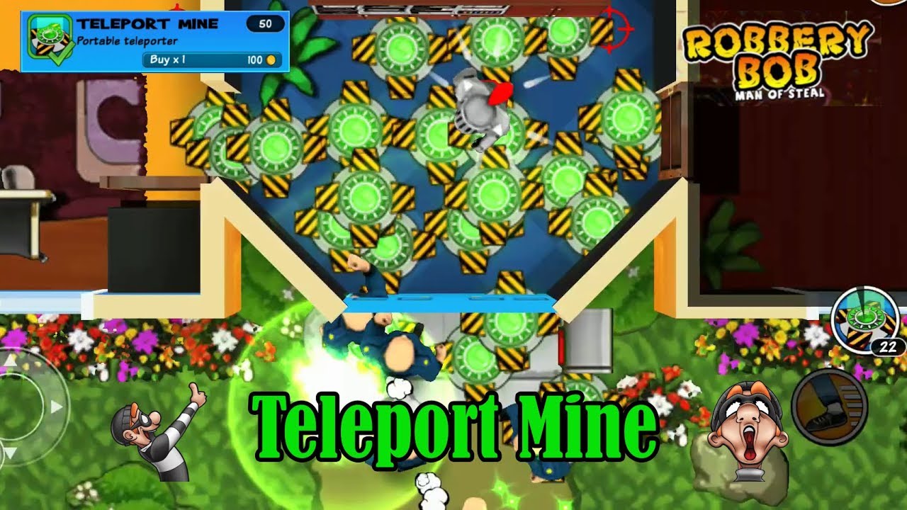 Robbery Bob : Teleport Mine || Gameplay Walkthrough - YouTube
