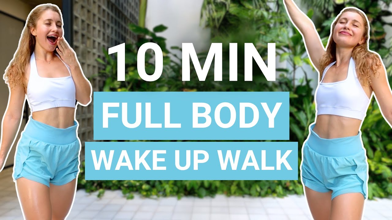 10 MIN 1200 STEPS WORKOUT | full body wake up cardio, no jumps - no ...